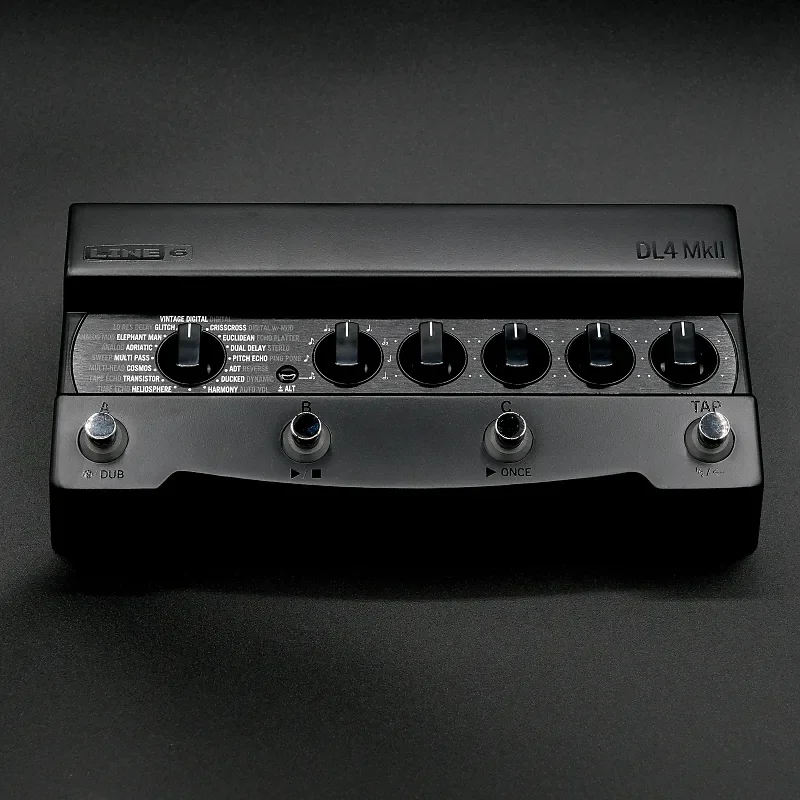 Line6 DL4 MkII Limited Edition Black Delay and Looper - Guitar effekter ...