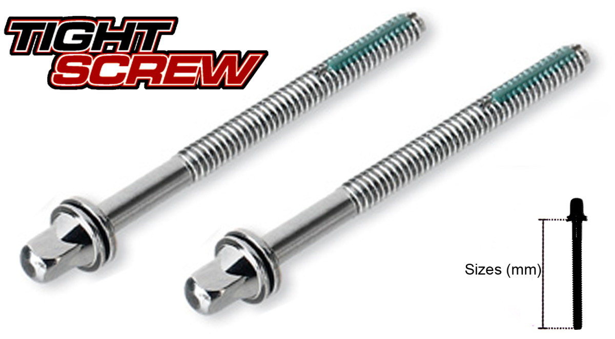 Tight Screw 65mm rods 65mm 4 pack - Trommesæt- dele - Allround Musik